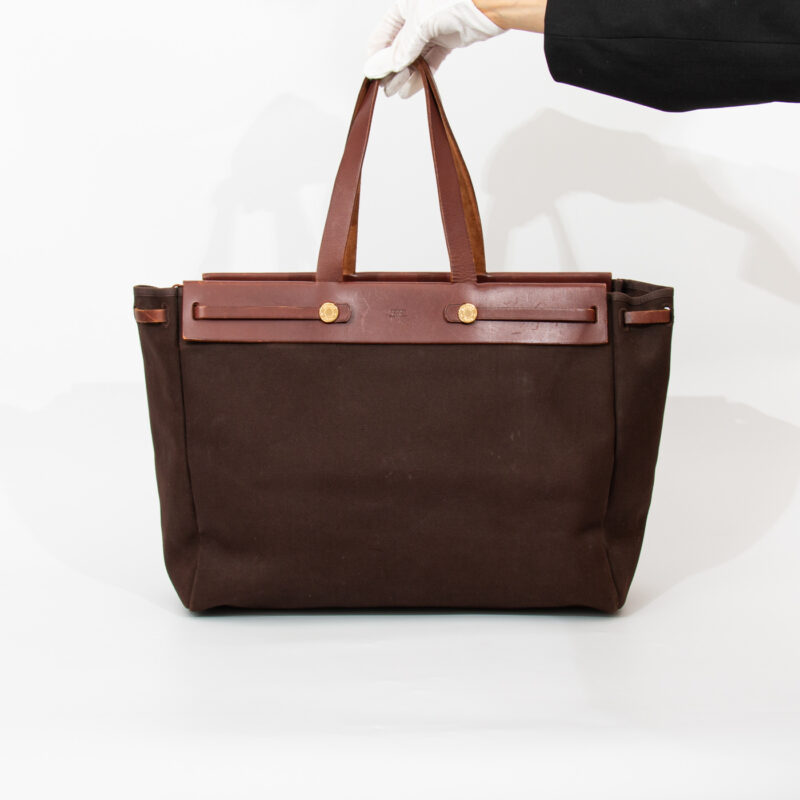 Hermès Shopper Herbag Cabas Twilight Officier x Vache Hunter 2002 – the ...